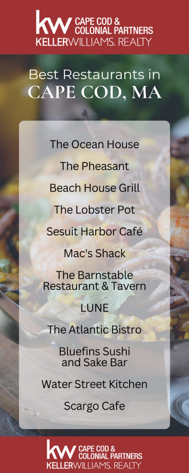12 Best Restaurants in Cape Cod, MA | Erin Copeland - Realtor